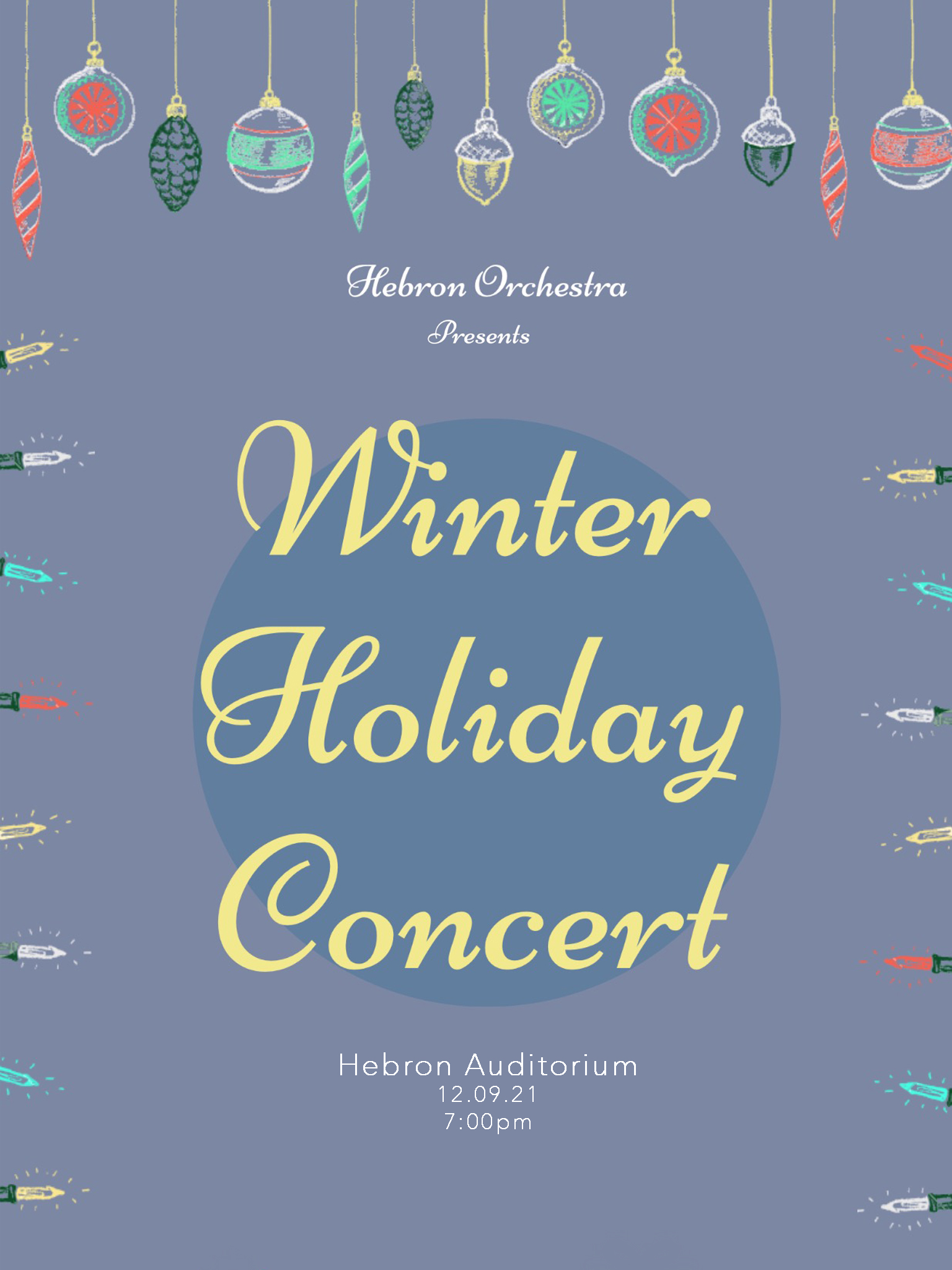 Winter Concert Program 2021 | Hebron HS Orchestra