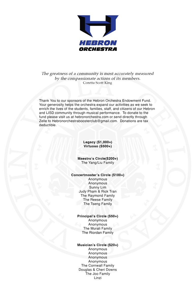 Hebron HS Orchestra | Music Can Change The World