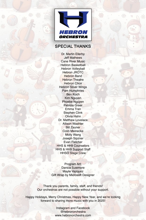 Hebron HS Orchestra | Music Can Change The World